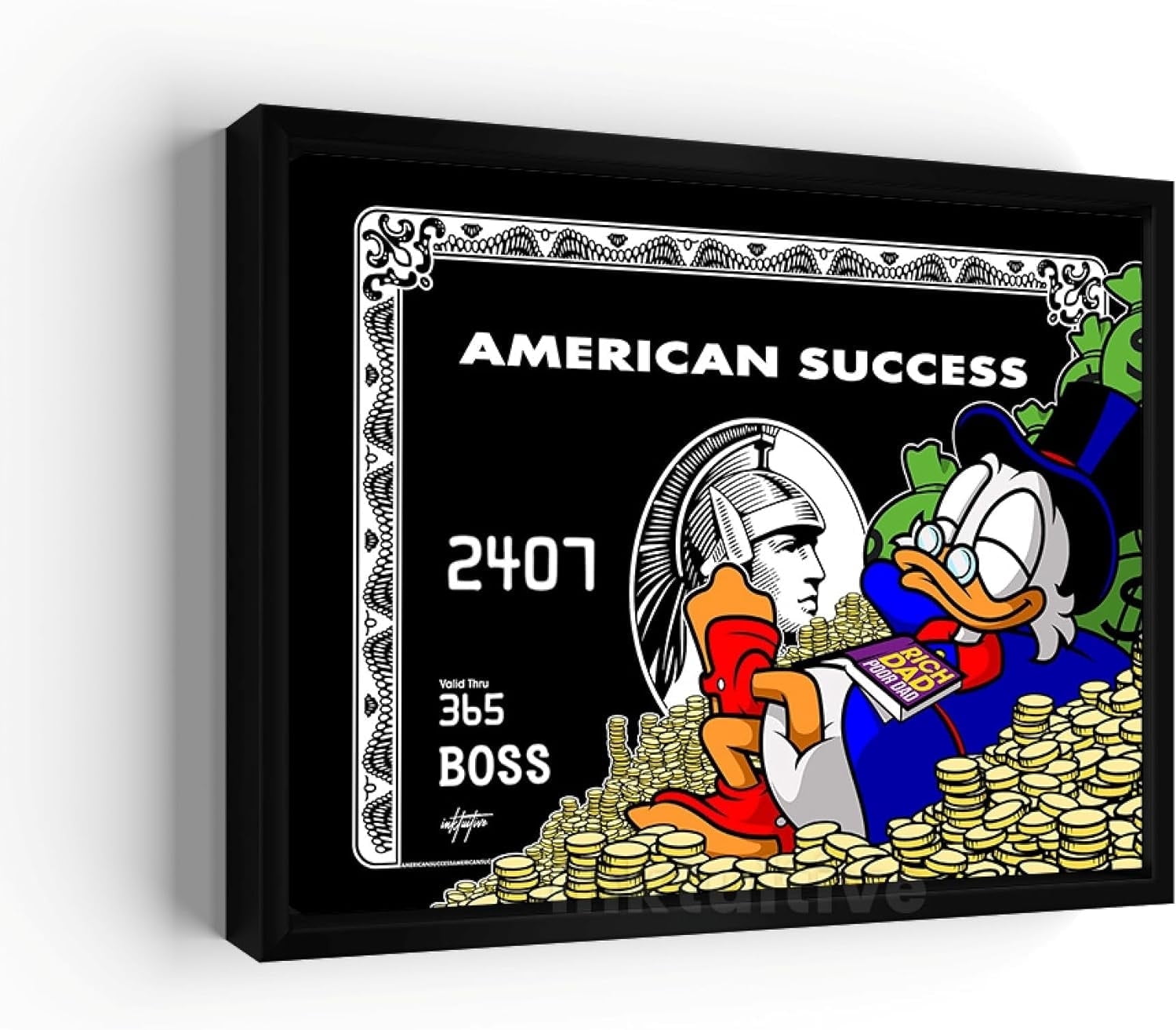 Inktuitive American Success Wall Art | Scrooge McDuck x Amex Modern ...