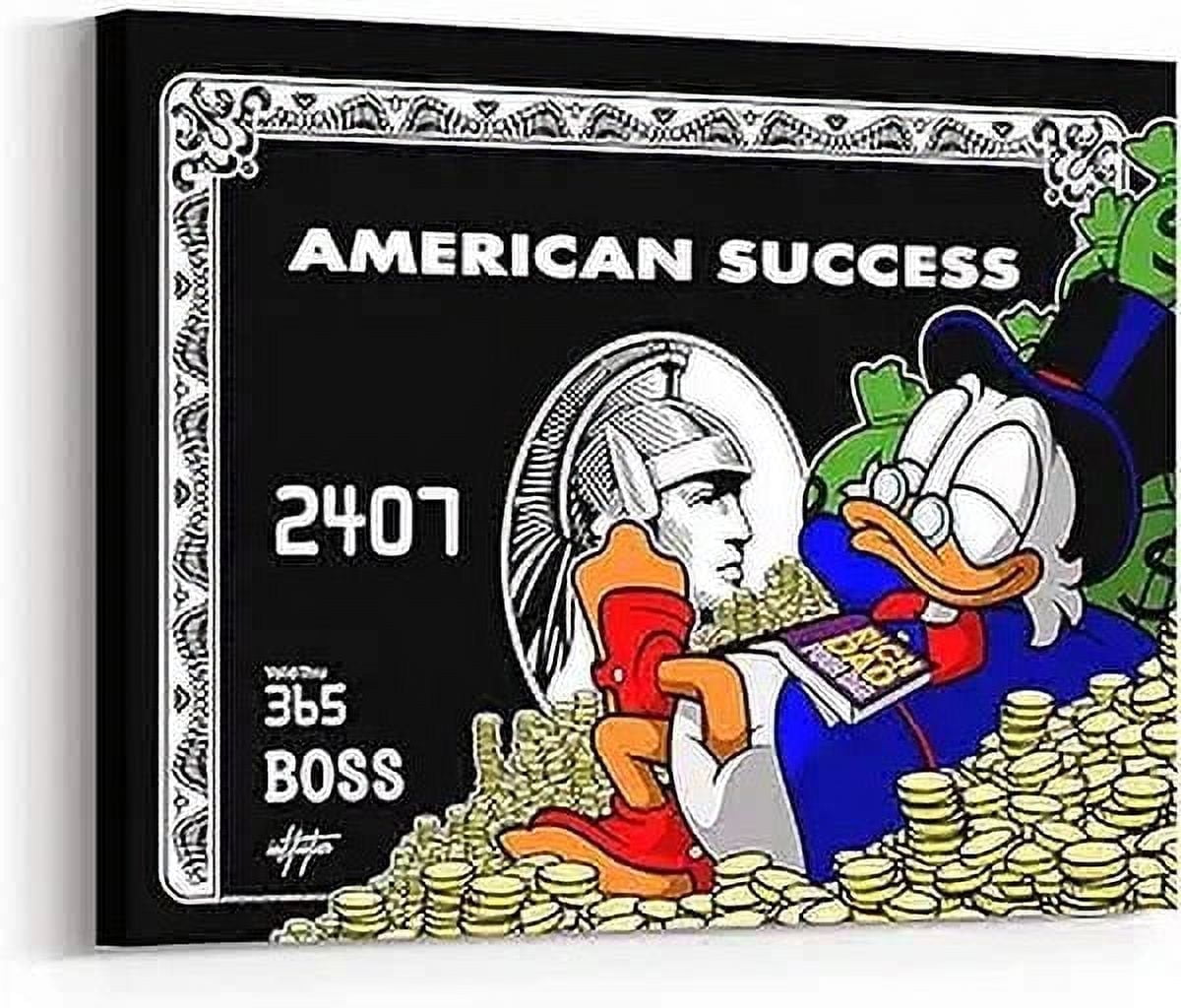Inktuitive American Success Wall Art | Scrooge McDuck x Amex Modern ...