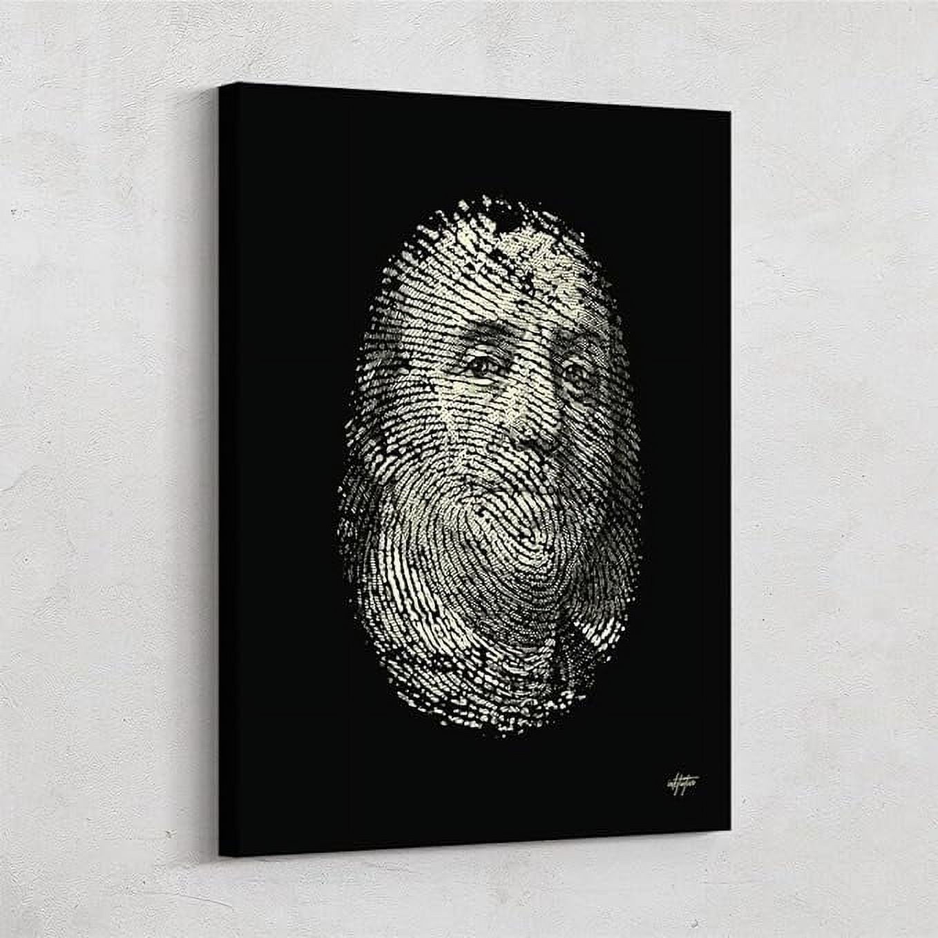 Inktuitive Fingerprint (Benjamin Money) Inspirational Modern Canvas ...