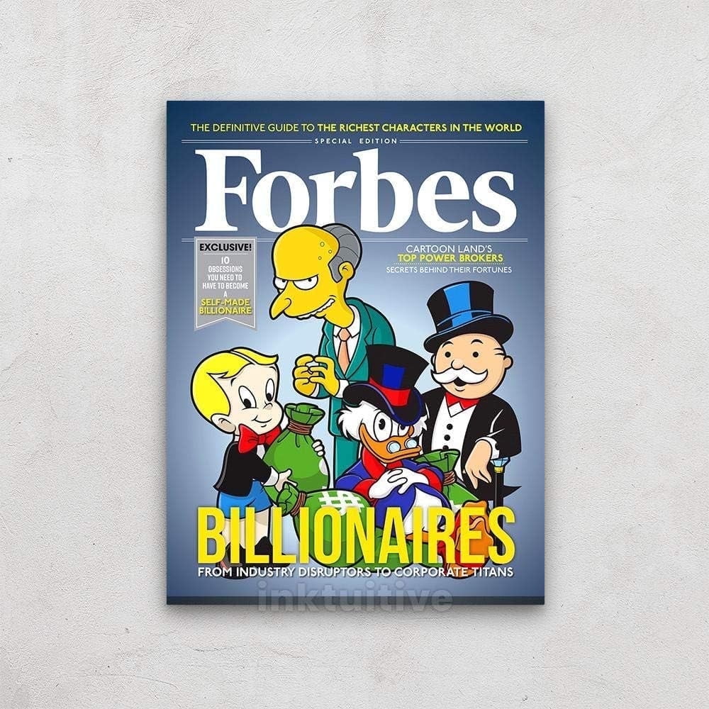 Inktuitive Forbes Inspirational Wall Art | Motivational Modern Canvas ...