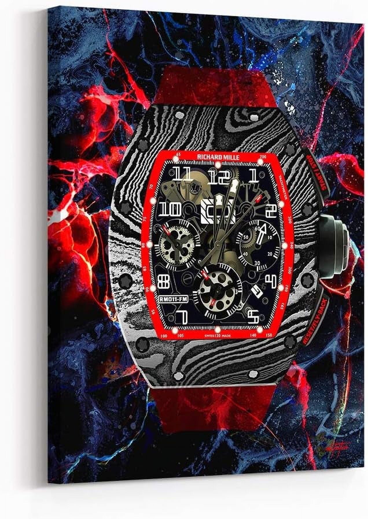 Inktuitive 'Mille’ Inspirational Wall Art | Man Cave Watch Modern ...