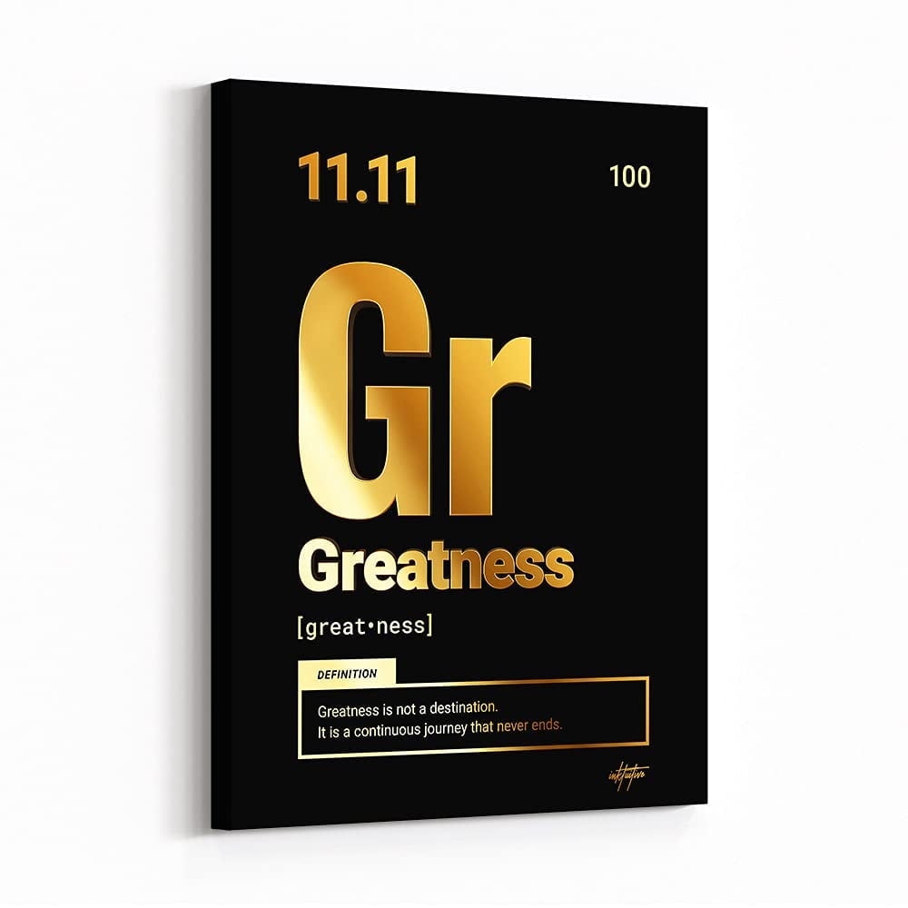 Inktuitive 'Periodic Greatness' Inspirational Wall Art | Elements ...