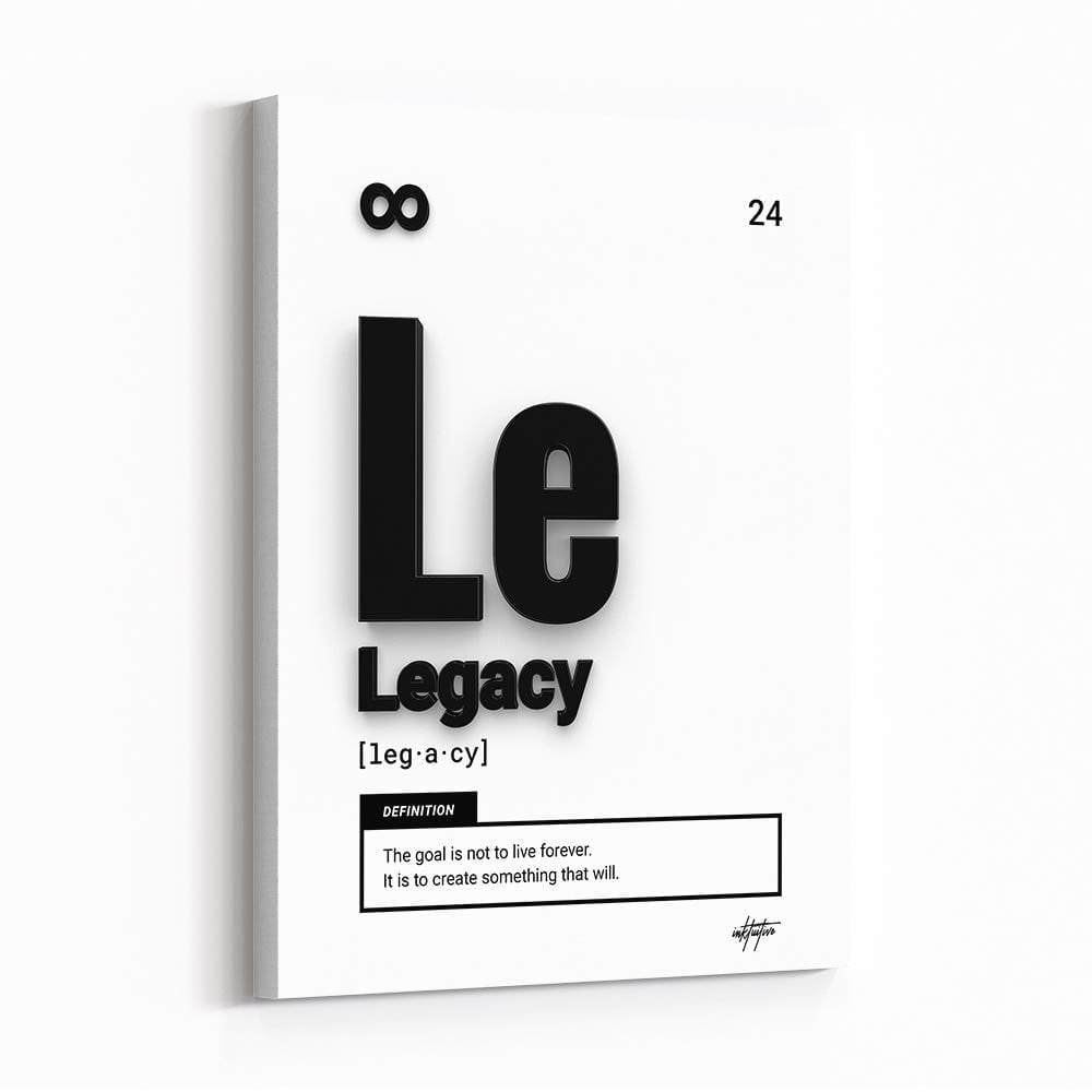 Inktuitive 'Periodic Legacy' Inspirational Wall Art | Elements Canvas ...