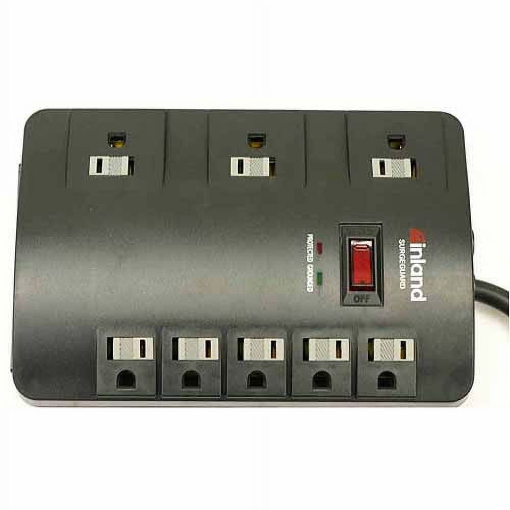 Inland 8-Outlet Heavy Duty Surge Protector with 6 ft. Power Cord ...