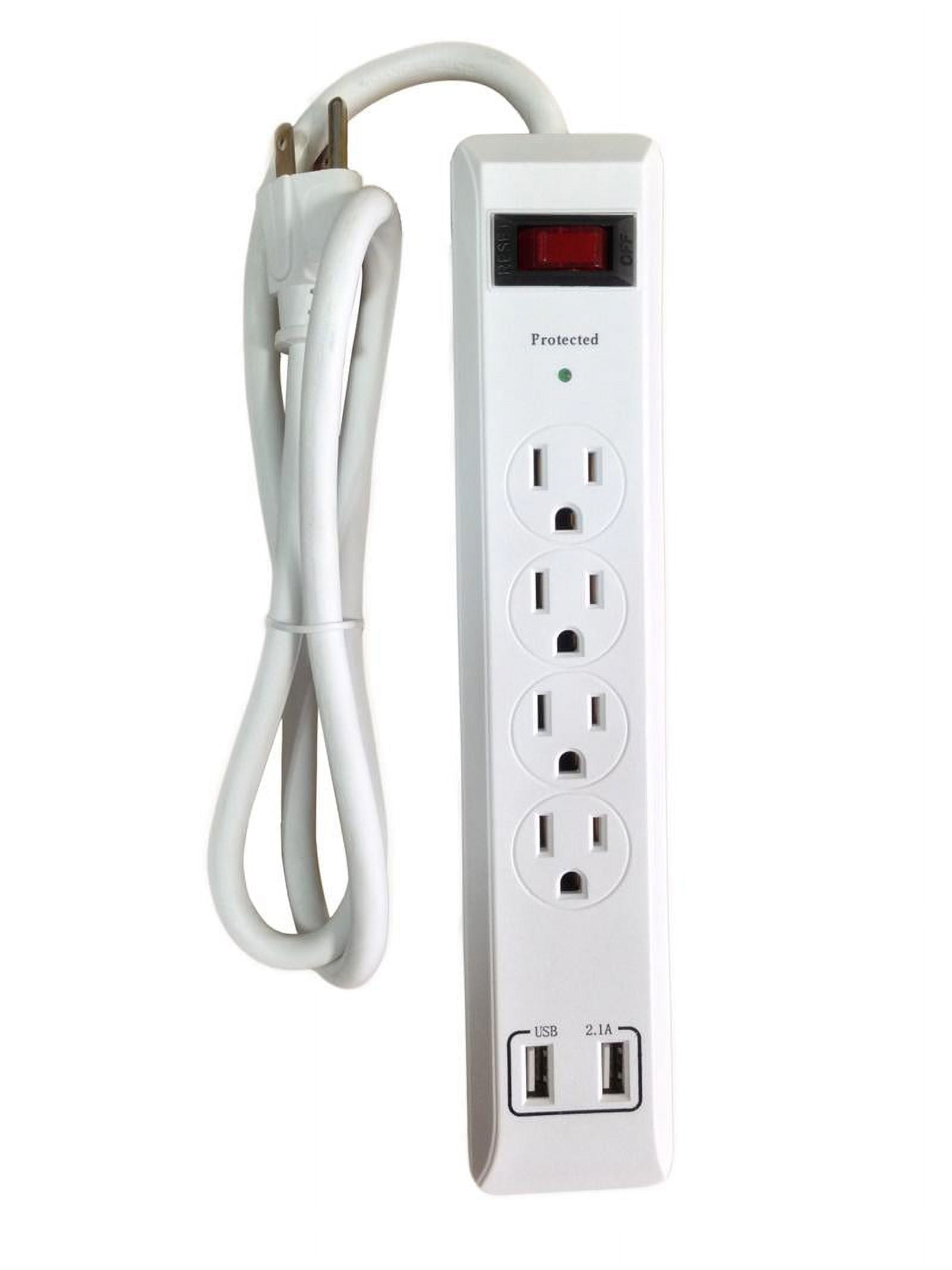 Inland Surge protector - AC 125 V - 1875 Watt - output connectors: 4 ...