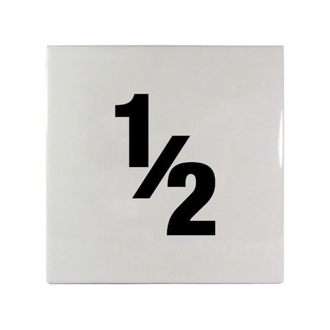Inlays C611005 6 in. Smooth Ceramic Tile - No. 0.5 - Walmart.com