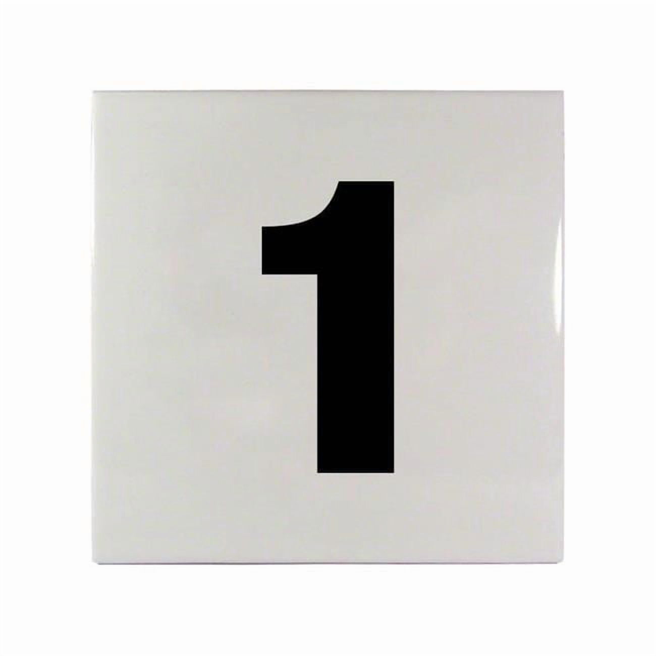Inlays C611010 6 in. Smooth Ceramic Tile -No. 1 - Walmart.com