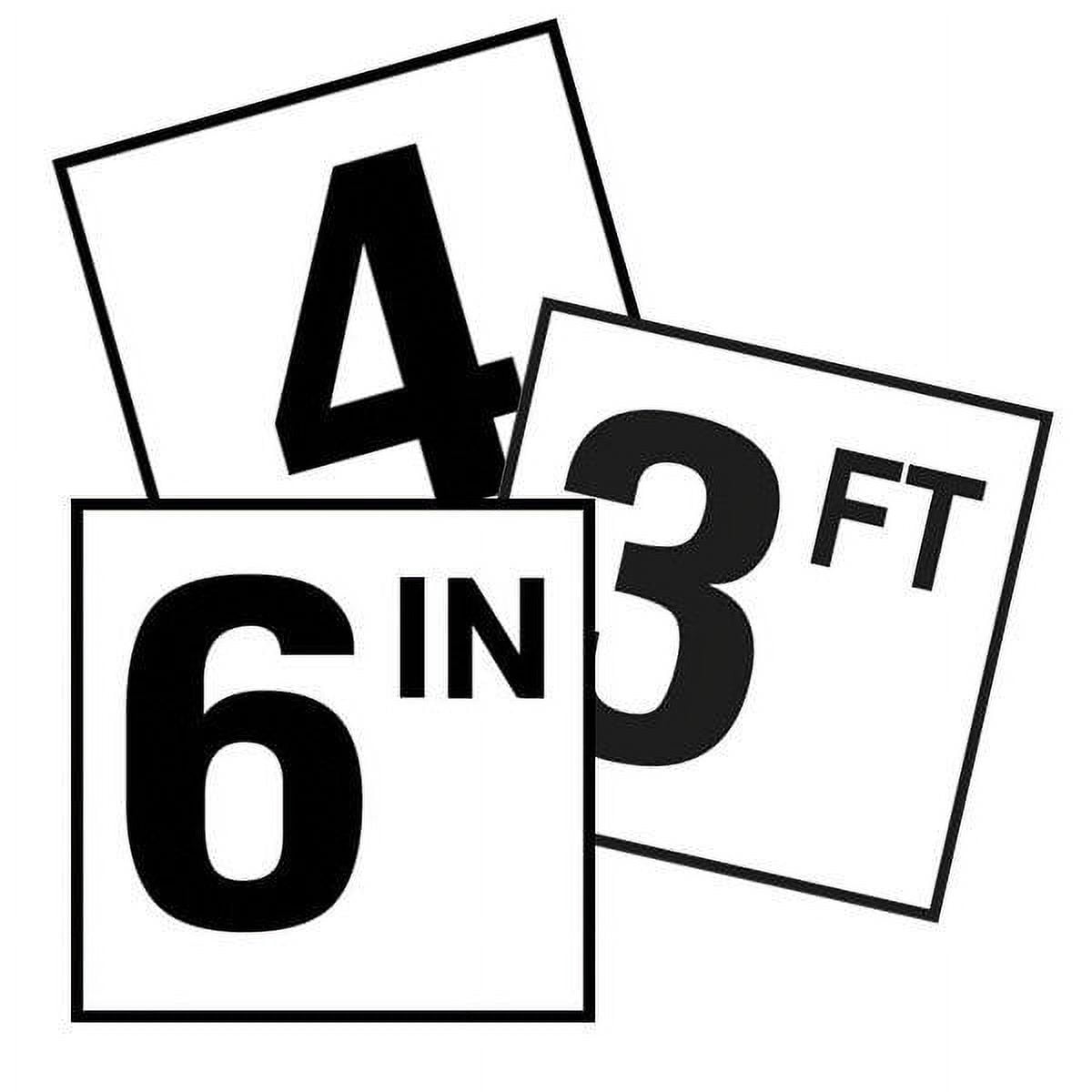 Inlays, Inc. Smooth Ceramic Number Marker 2 1/2 C611025 - Walmart.com