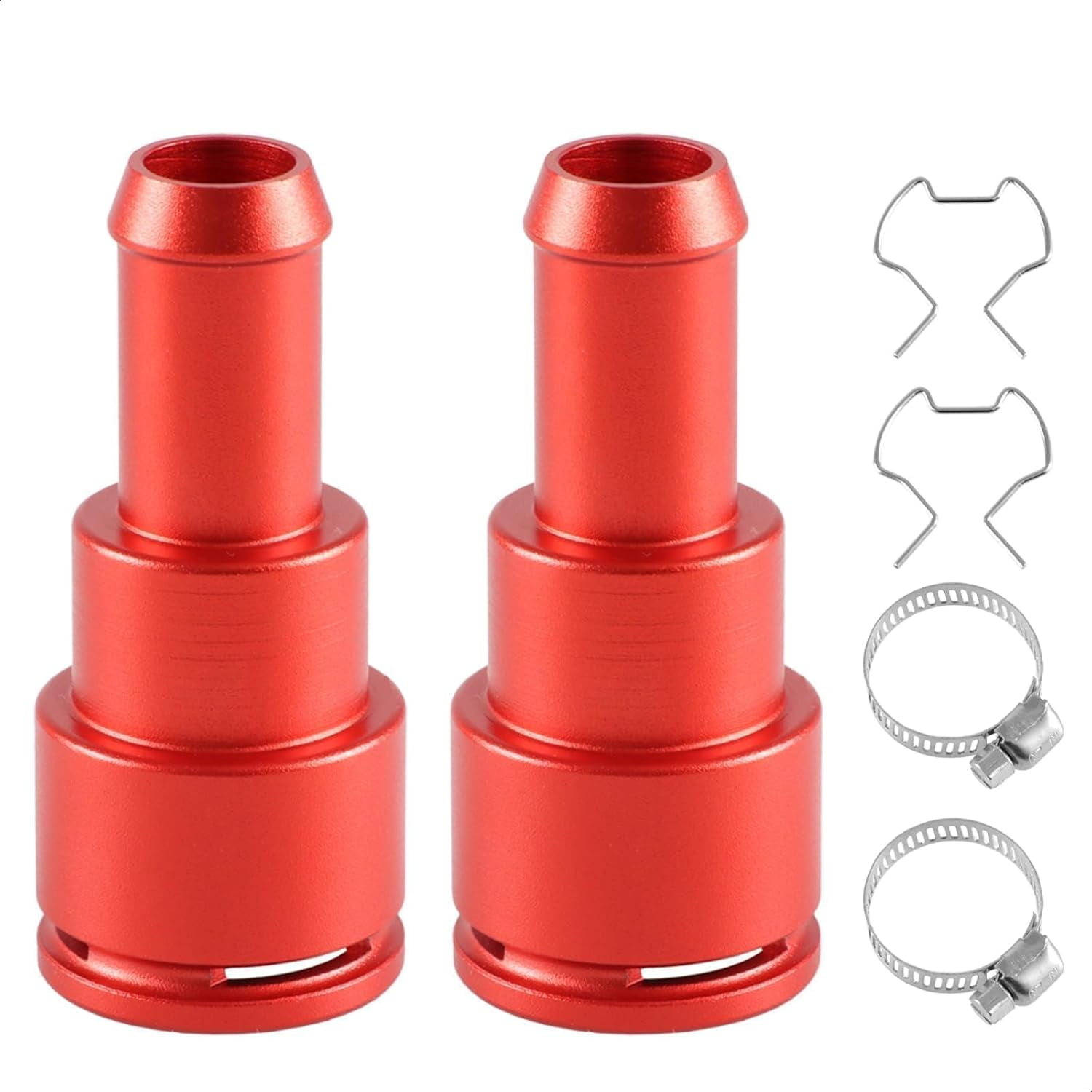 Inlet Outlet 3/4in x 5/8in Coolant Hose Connectors Compatible with ...