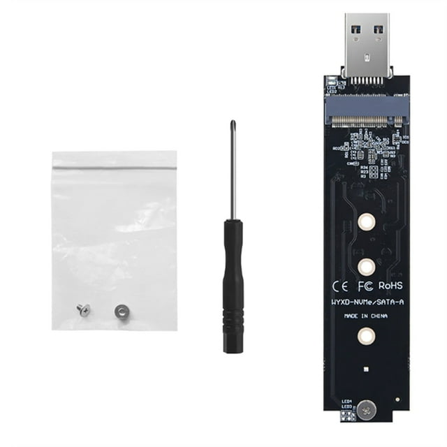 Inline Adapter Board NVMe PCIE to USB 3.1 Type A M.2 Adapter Board ...