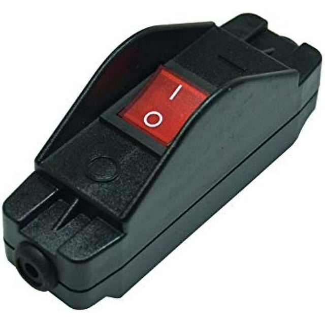 Inline Cord Switch 16A 125V/250V AC Black Inline ON/OFF Rocker Button ...