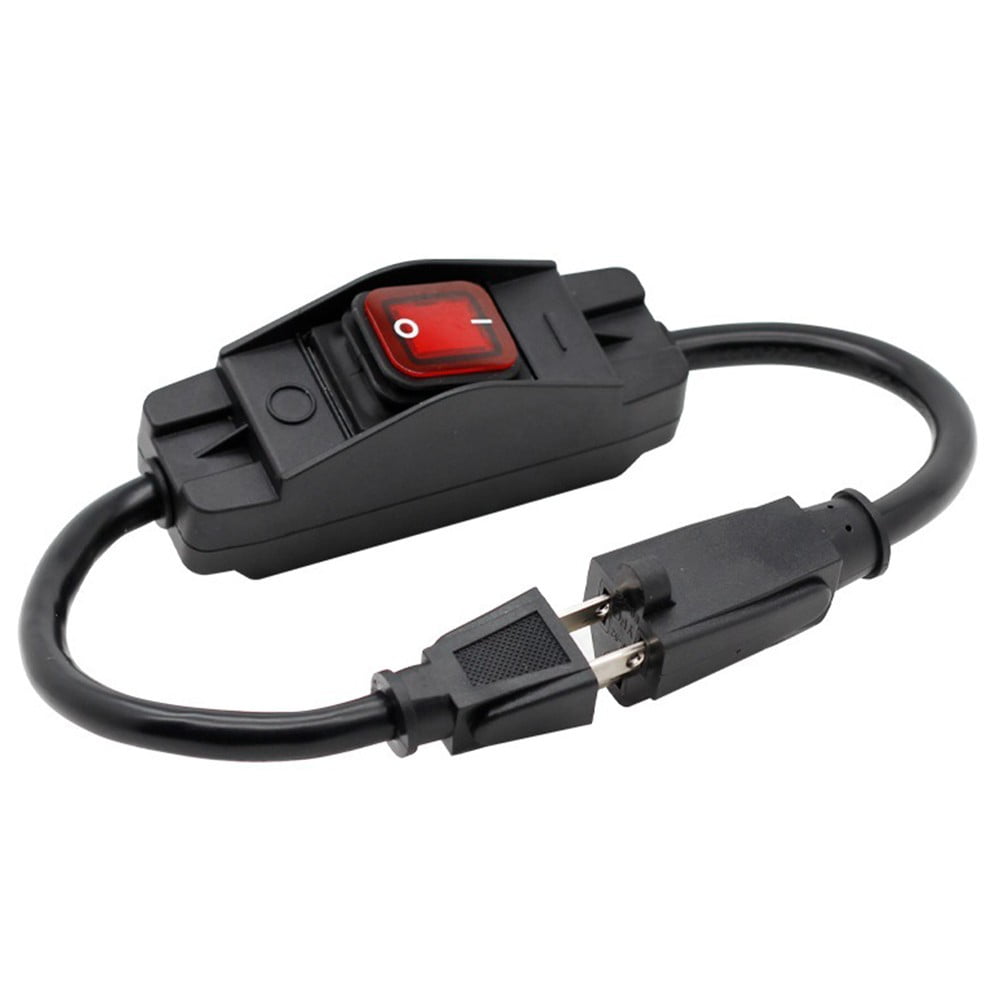 Inline Cord Switch 16A/25A 250V/125V Waterproof And Safe Red Led ...