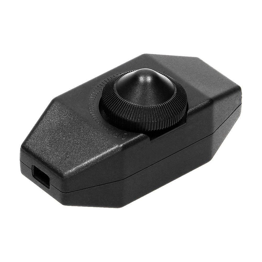 Inline Dimmer Switch with Rotary ON/OFF & Knob Control, Built-in ...