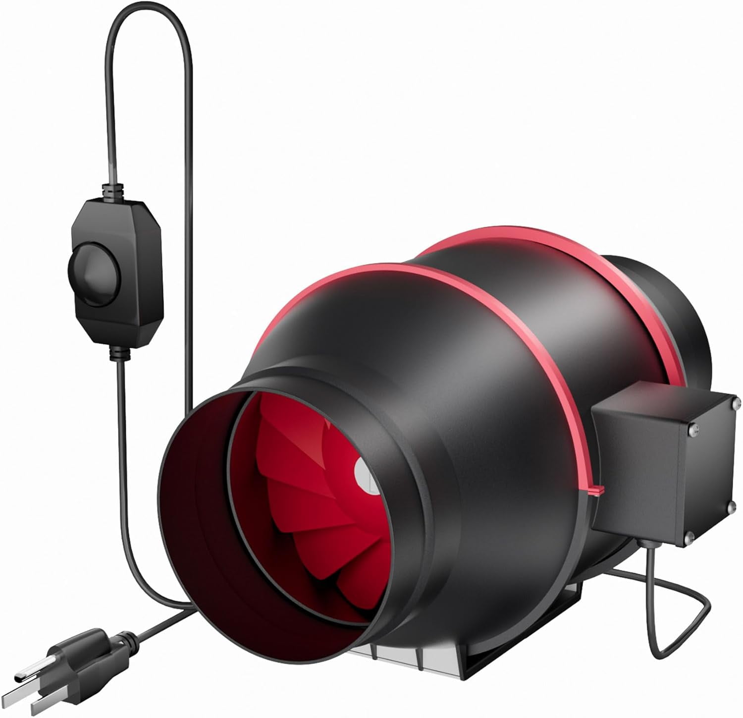 Inline Duct Fan 4 Inch with Variable Speed Controller Ventilation ...