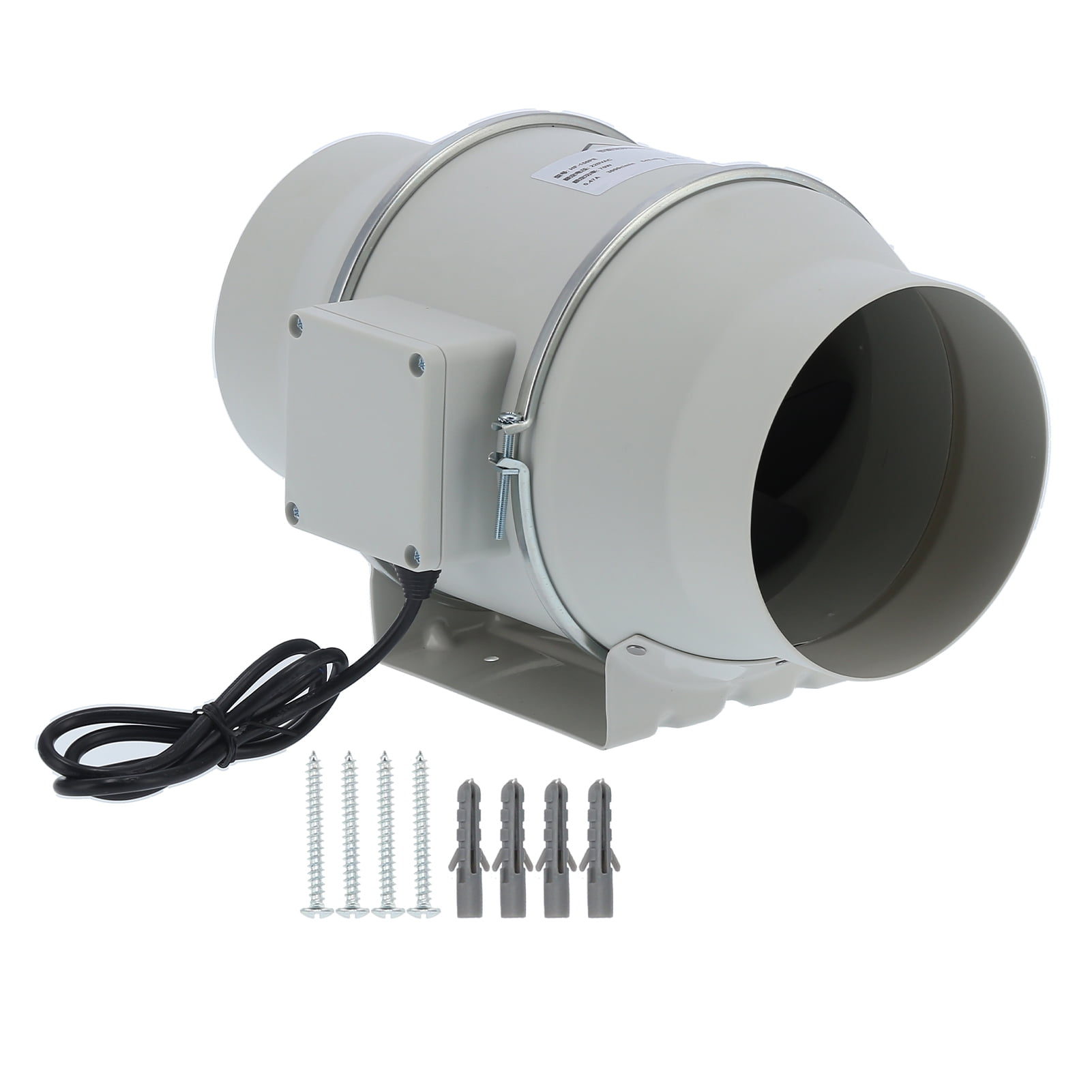 Inline Duct Fan Air Extractor Exhaust Ventilation Home Ventilator 150PA ...