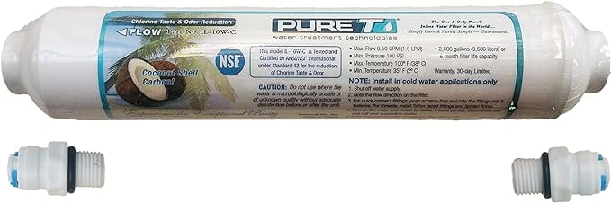 Inline Granulated Activated Carbon Filter 10” - Walmart.com