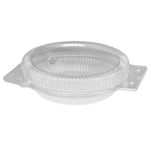 Inline Plastics 10" Clear Low Dome Hinged Clamshell Container - Fits 10 ...