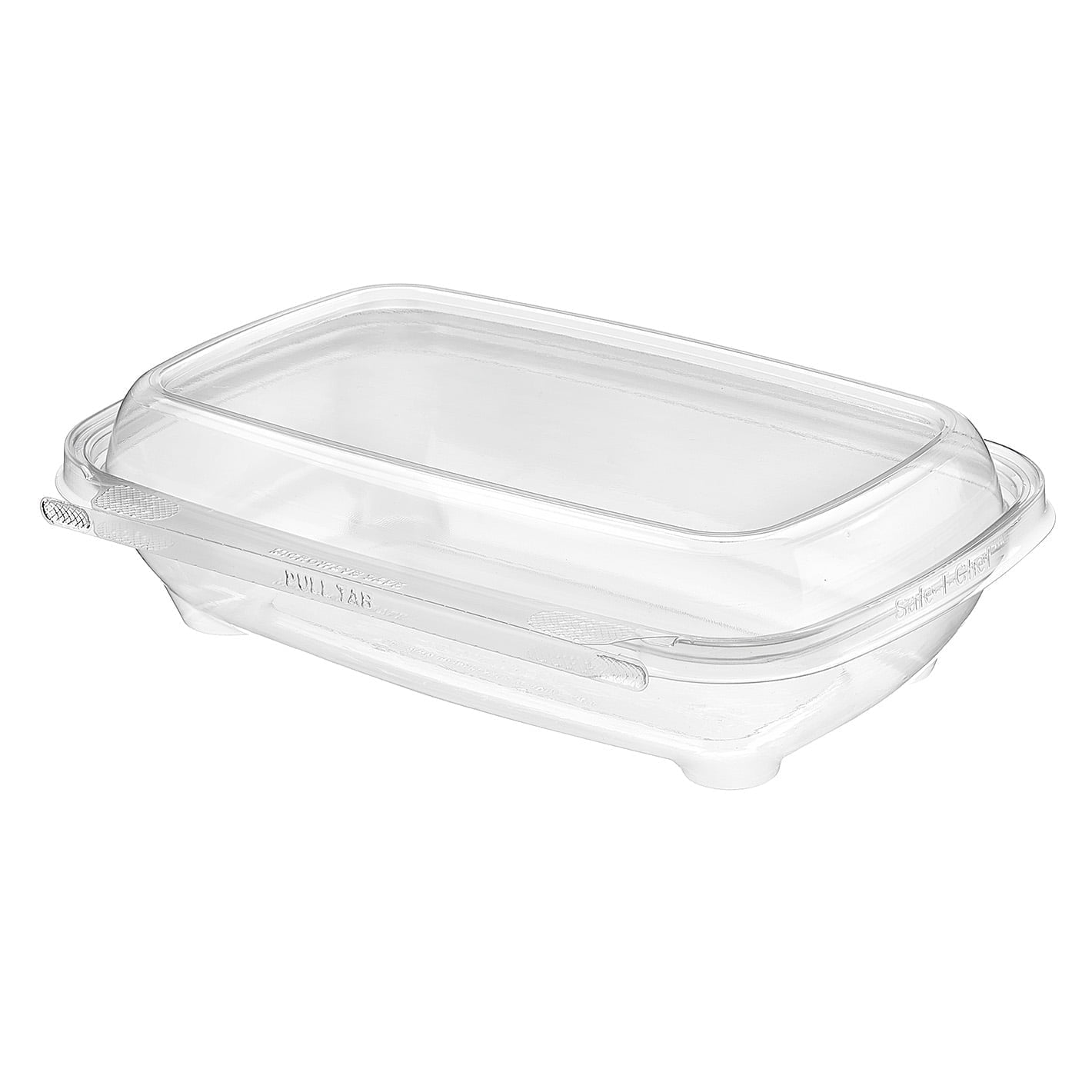 Inline Plastics Safe-T-Chef Clamshell Take Out Containers With Dome Lid ...