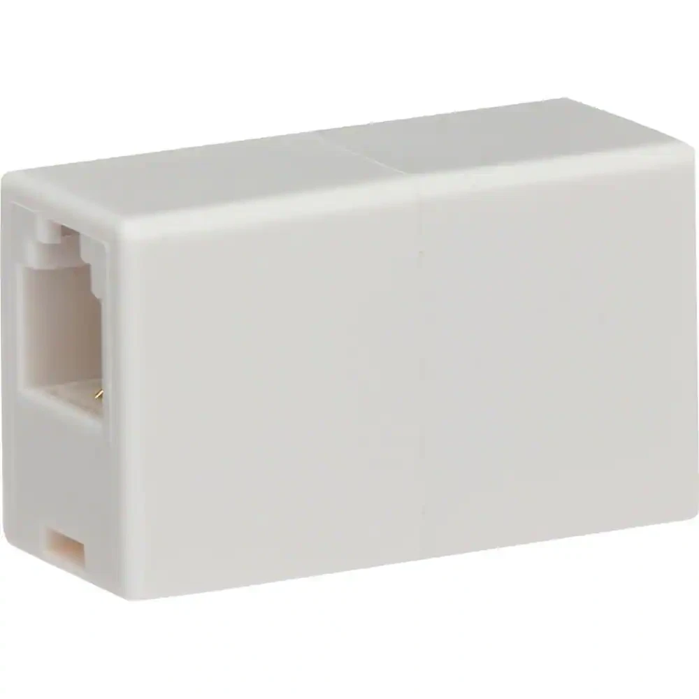 Inline RJ11 Telephone Cord Coupler in White - Walmart.com