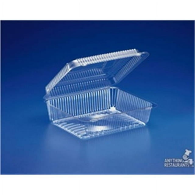 Inline SLP80 118 oz Hinged Carryout Container Pet, Clear - Case of 300 ...
