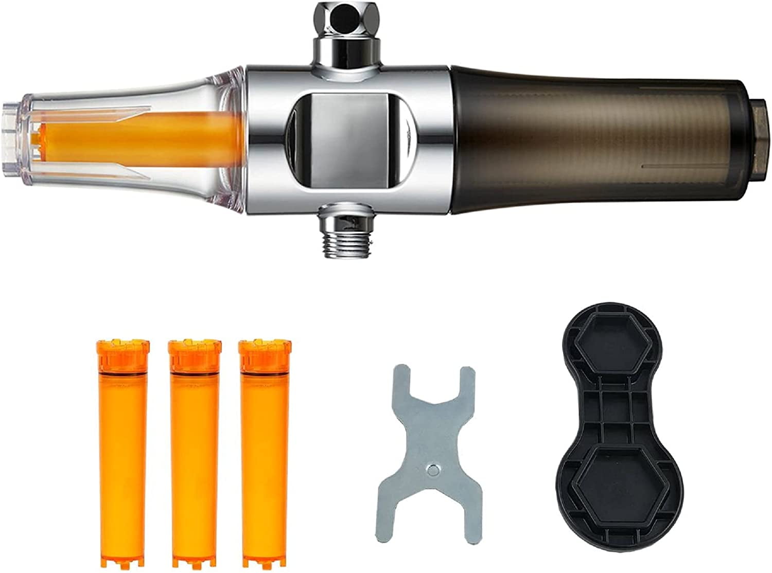 Inline Shower Filter SUF-300VPX aka VPM-300 Removing Chlorine ...