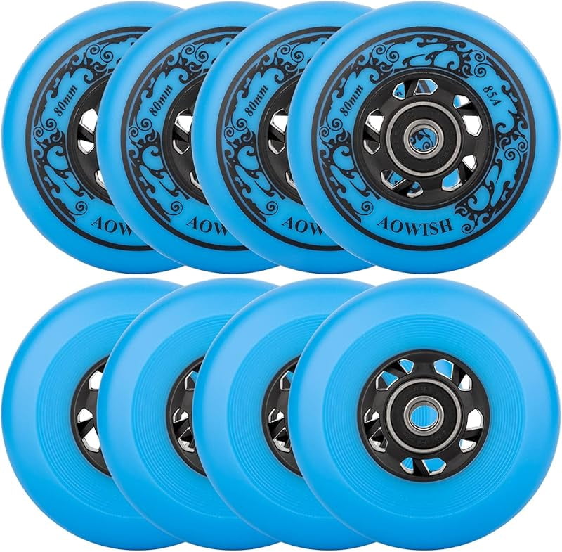 Inline Skate Wheels 85A Outdoor Asphalt Formula Hockey Roller Blades ...