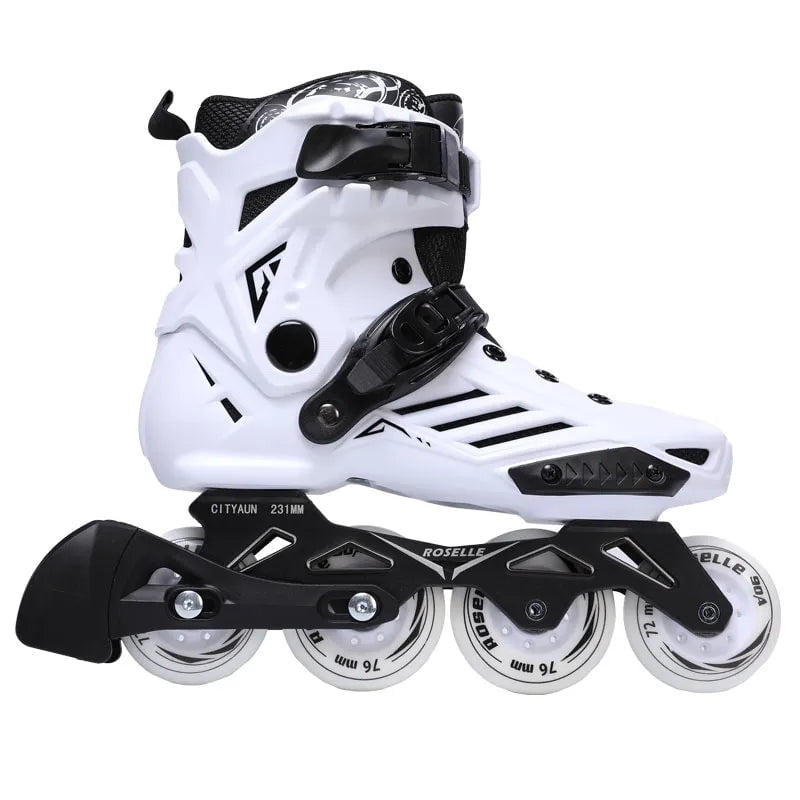 Inline Speed Skates Shoes Hockey Roller Skates Sneakers Rollers Women ...