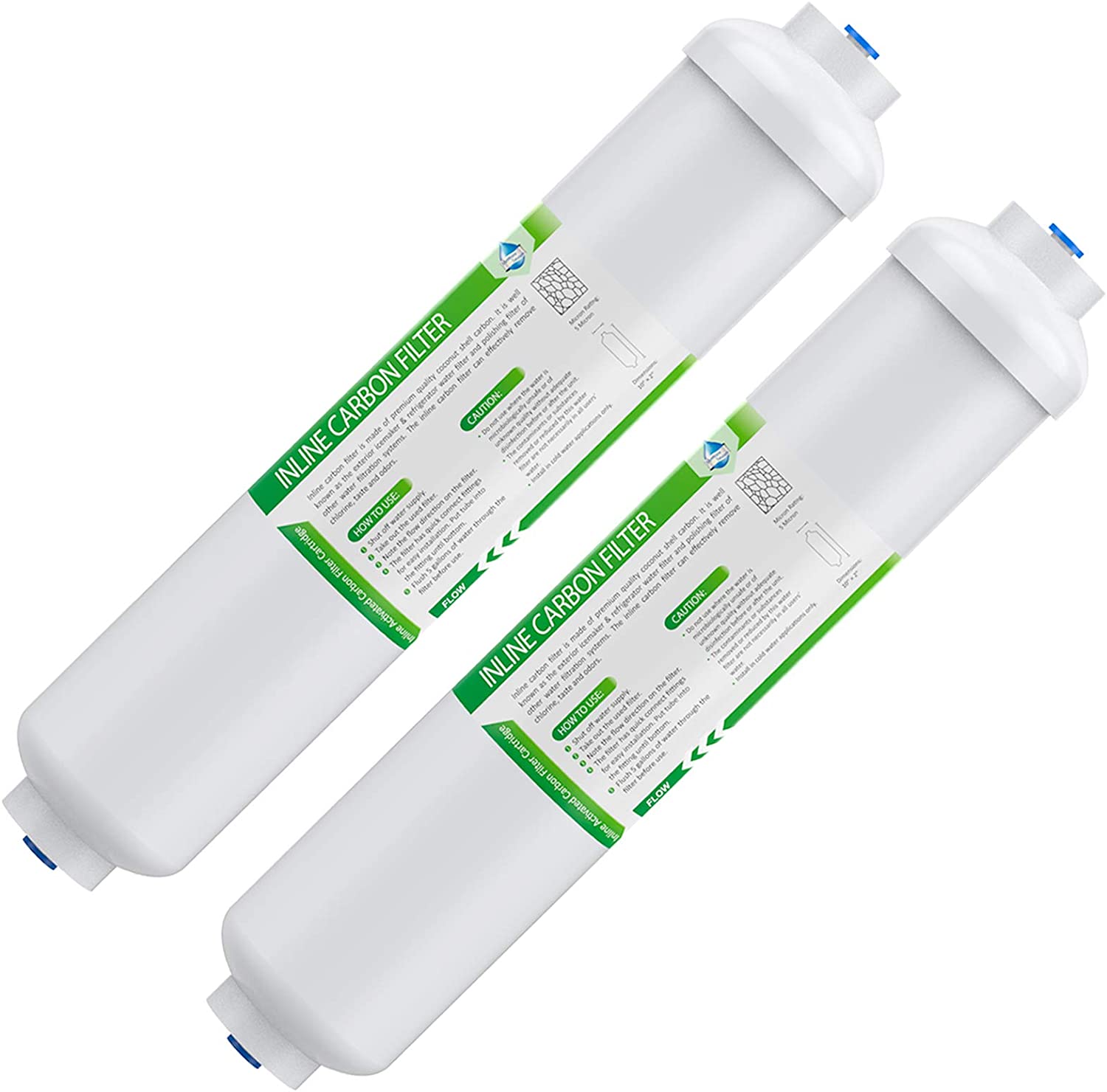 APEC 10" Inline Sediment Pre-Filter with 1/4" Quick Connect For ...