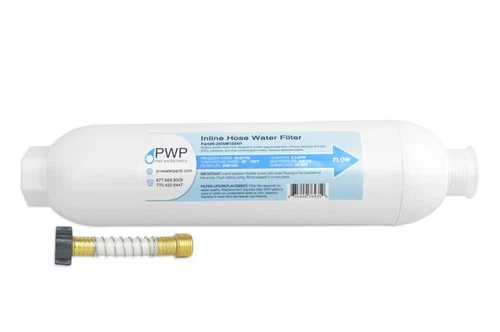 Inline Water Filter With Hose Protector For 3/4" Garden Hose, Rv ...