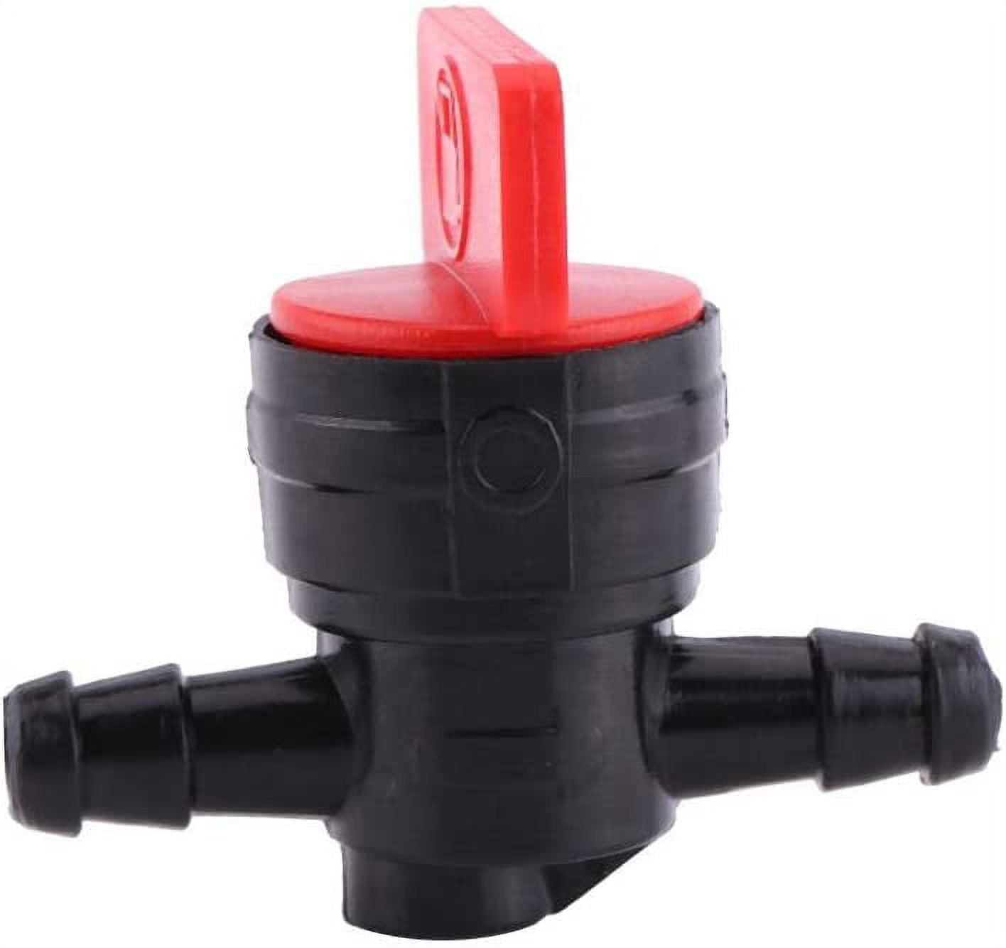 Inline fuel tap plastic fuel line valve Fuel line shut-off valve (black ...