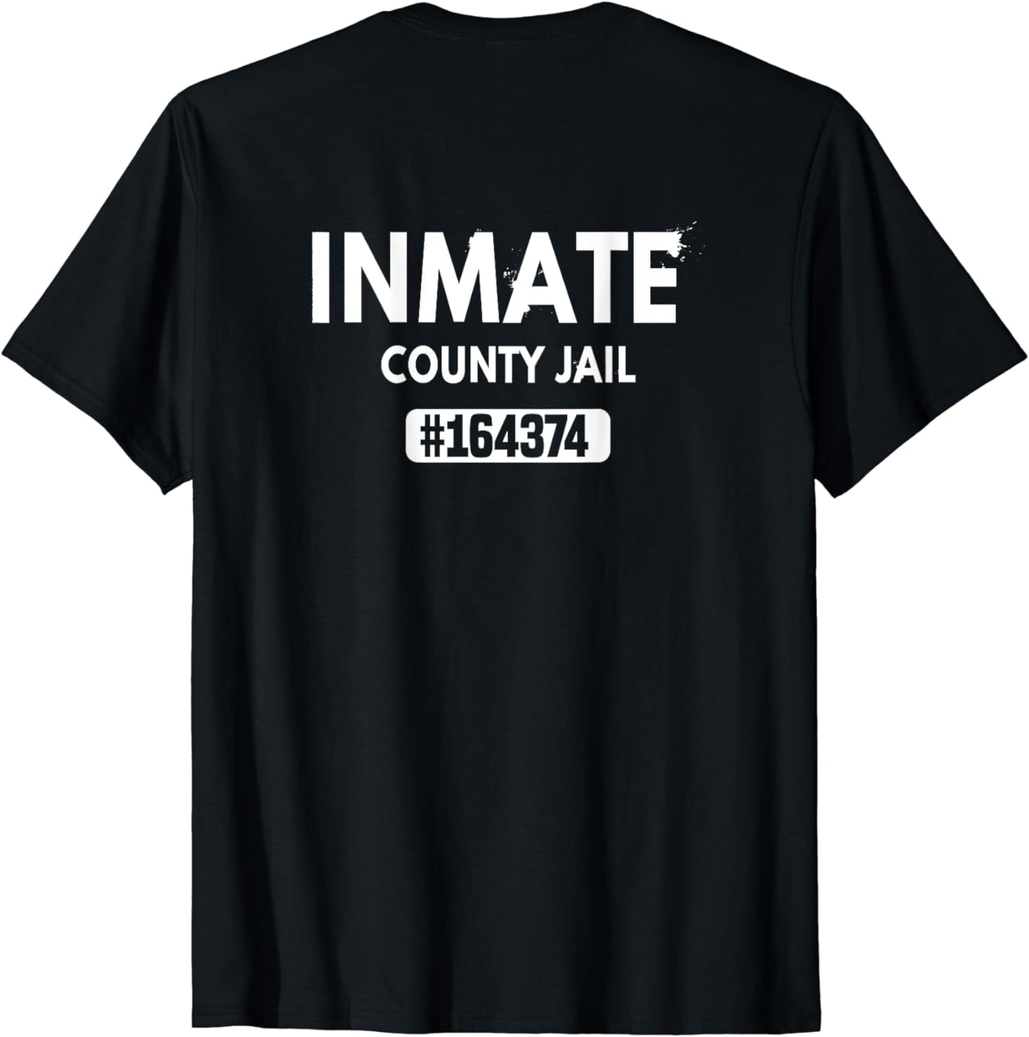 Inmate County Jail Prisoner Halloween Party Costume Uniform T-Shirt ...