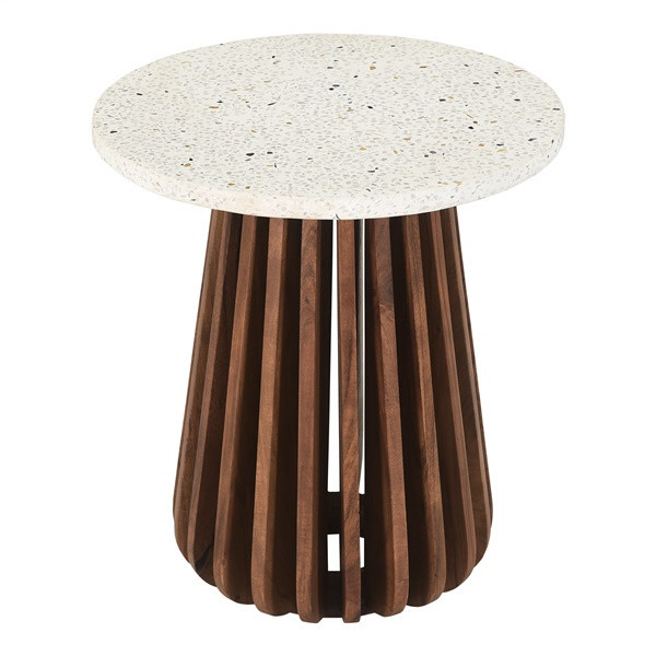 Inmod Lacey Round Terrazzo End Table - Walmart.com