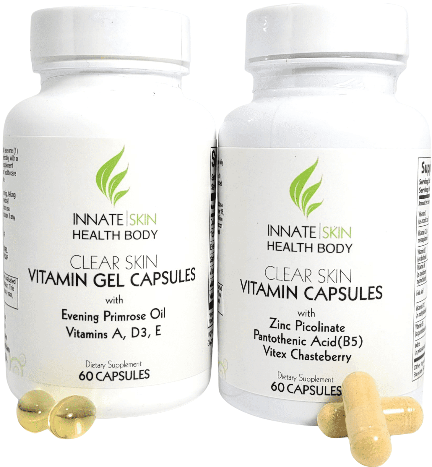 Innate Skin Acne Pack - Clear Skin Acne Supplements for Teens & Adults ...