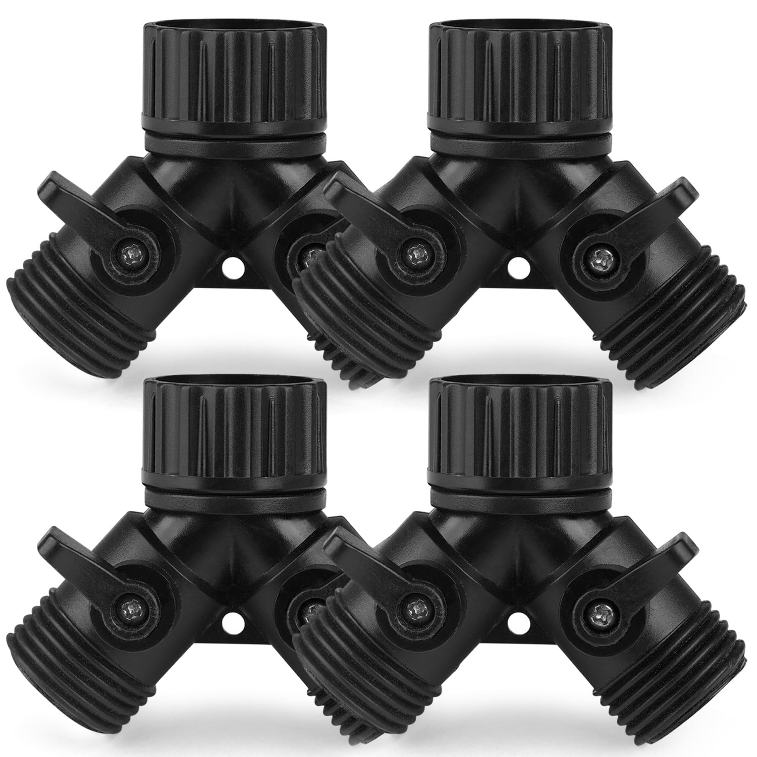 Innens 2Way Plastic Garden Water Hose Splitter 3/4" Faucet Double ...