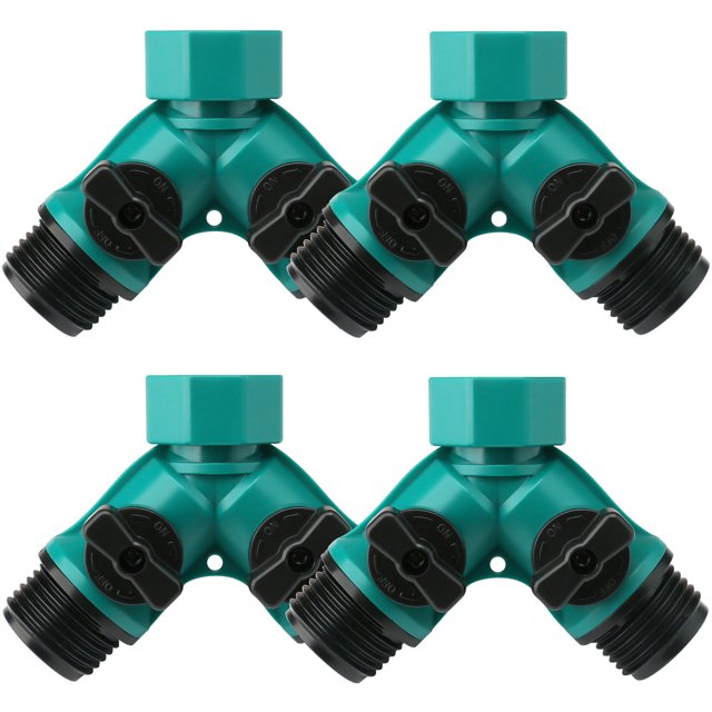 Innens 2Way Plastic Garden Water Hose Splitter 3/4" Faucet Double ...