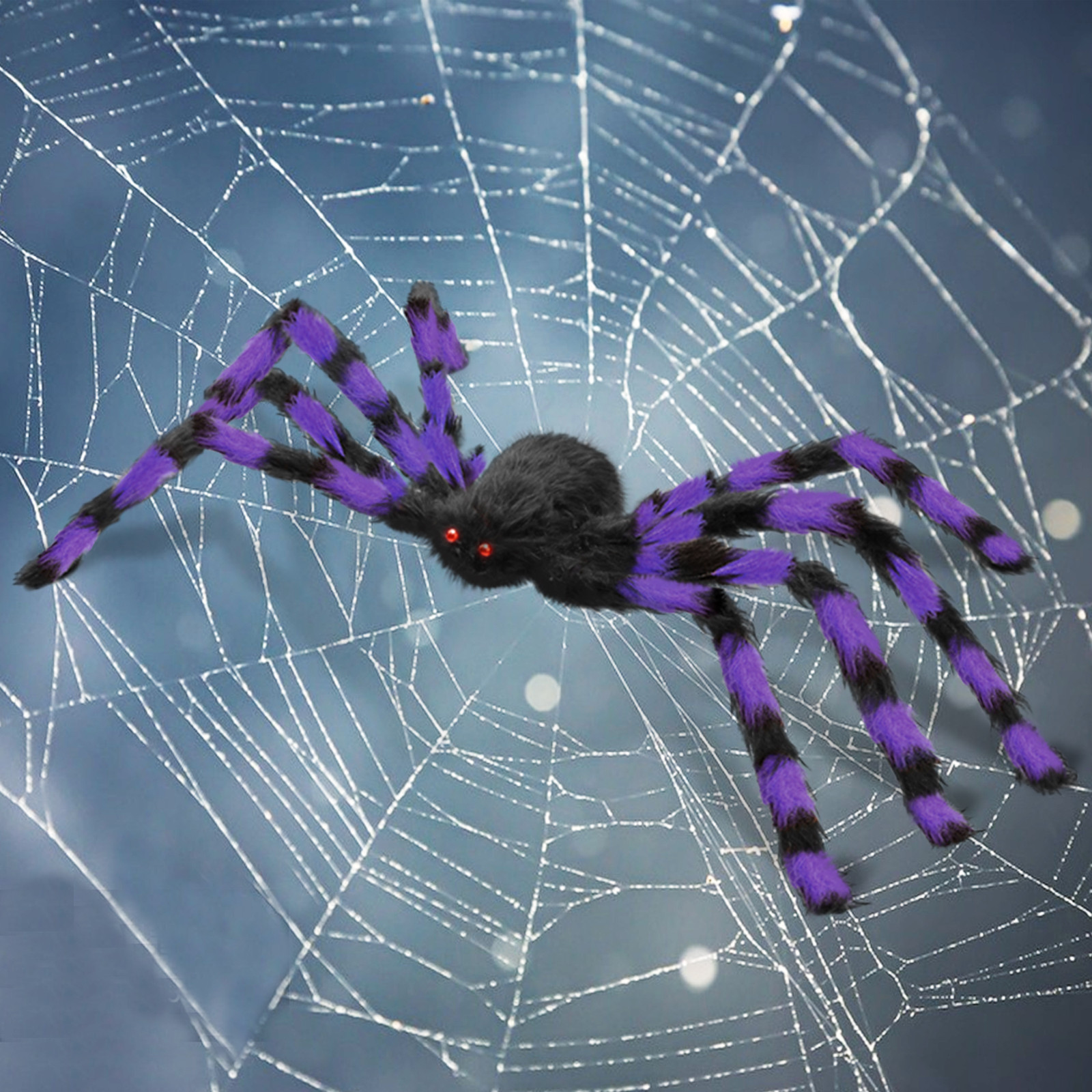 Innens 35.4" Halloween Giant Spider Decorations Fake Spiders Scary ...
