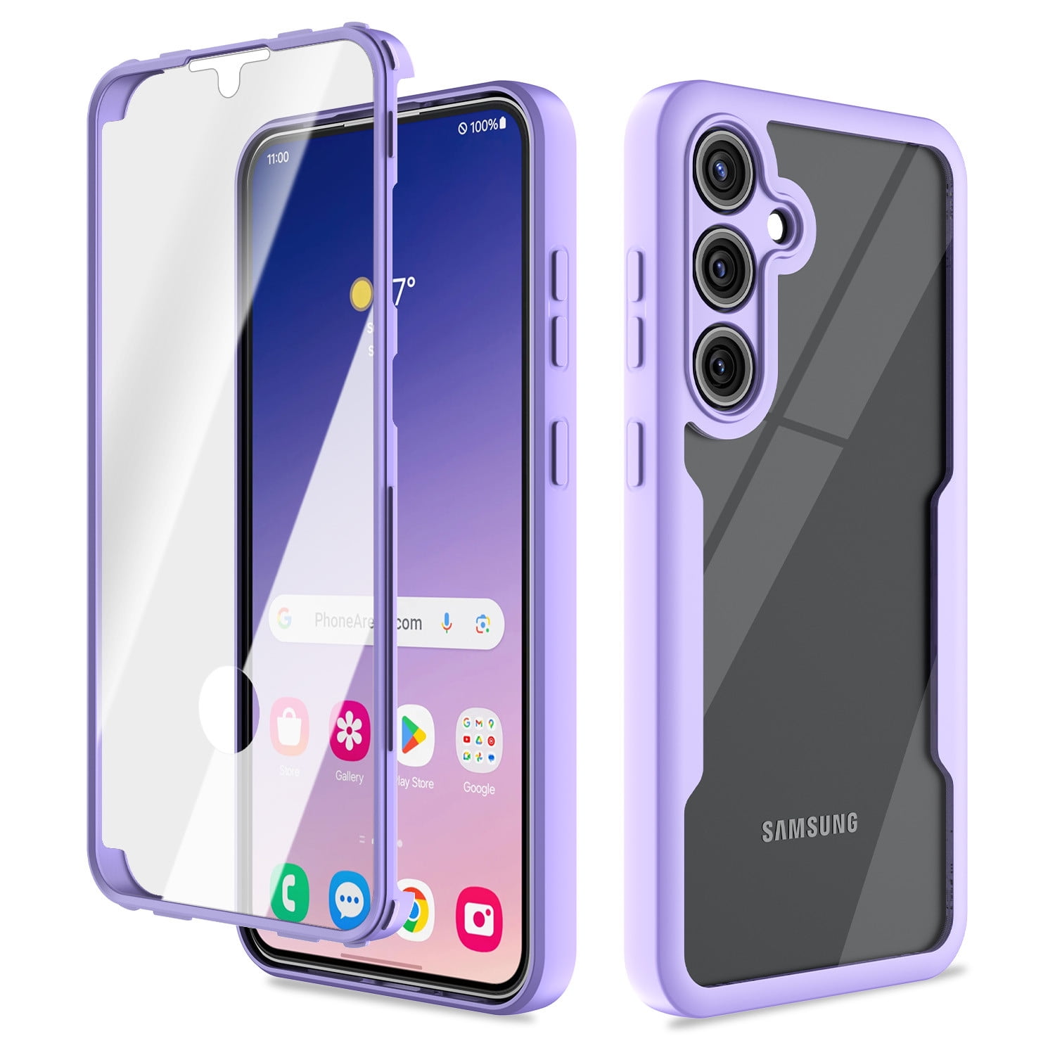 Innens Case with Built-in Screen Protector Full Cover for Samsung ...