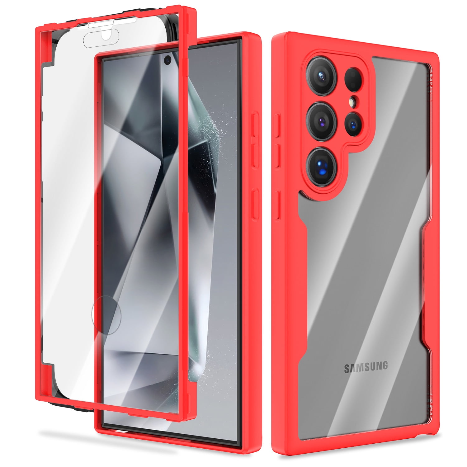 Innens Case with Built-in Screen Protector Full Cover for Samsung ...