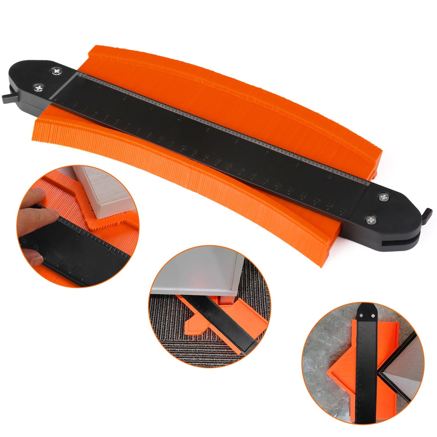 Innens Contour Gauge with Dual Lock Wider Shape Duplication Profile ...