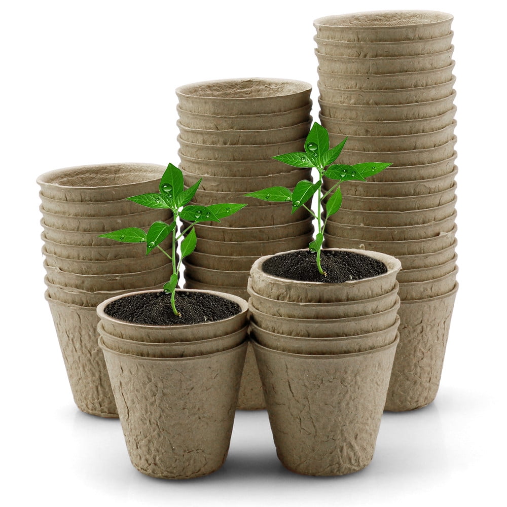 Innens Peat Pots for Seeding Biodegradable Nursery Pot Grow Planting ...