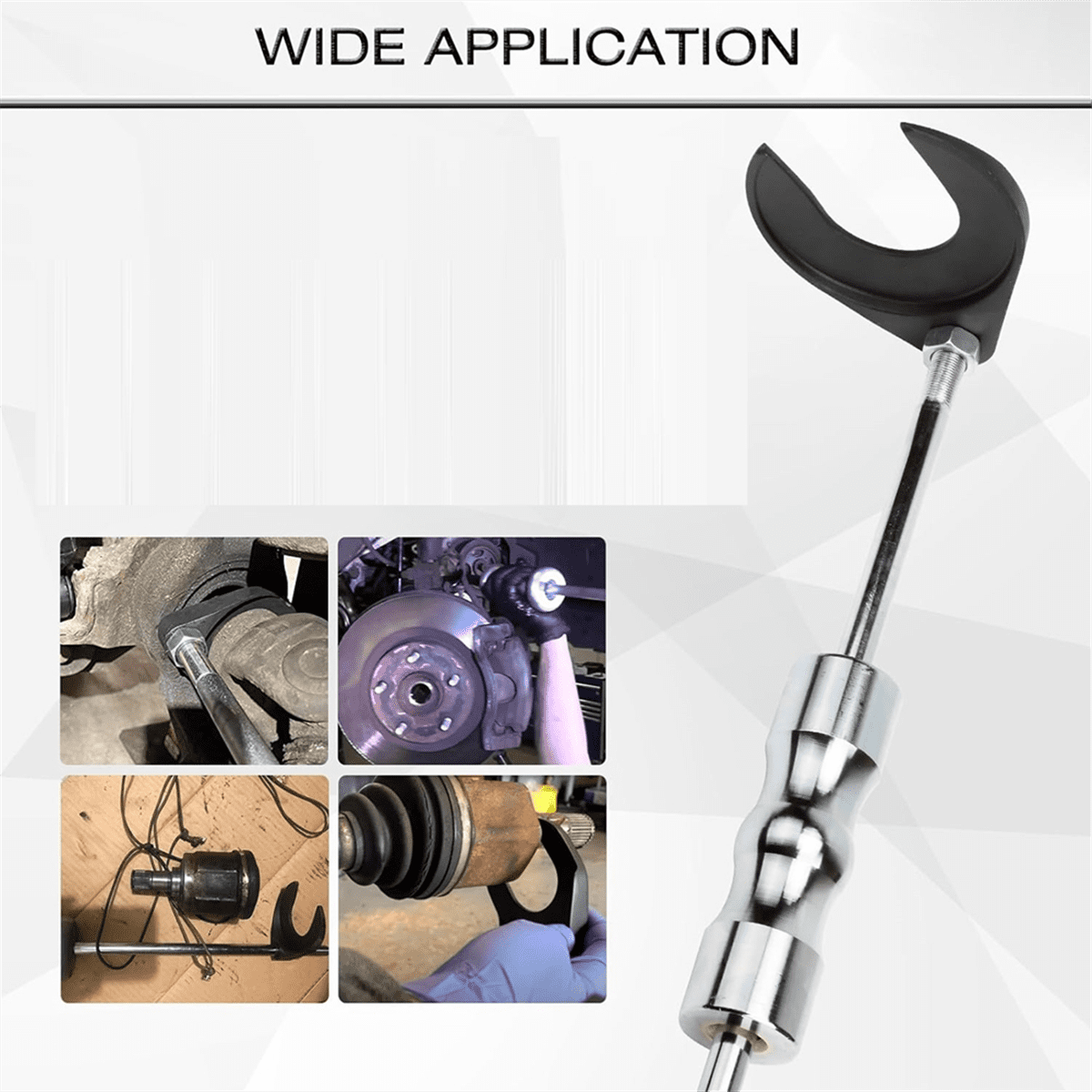 Inner CV Axle Removal Tool 63mm with Nut,Front Wheel Drive Axle Pulley ...