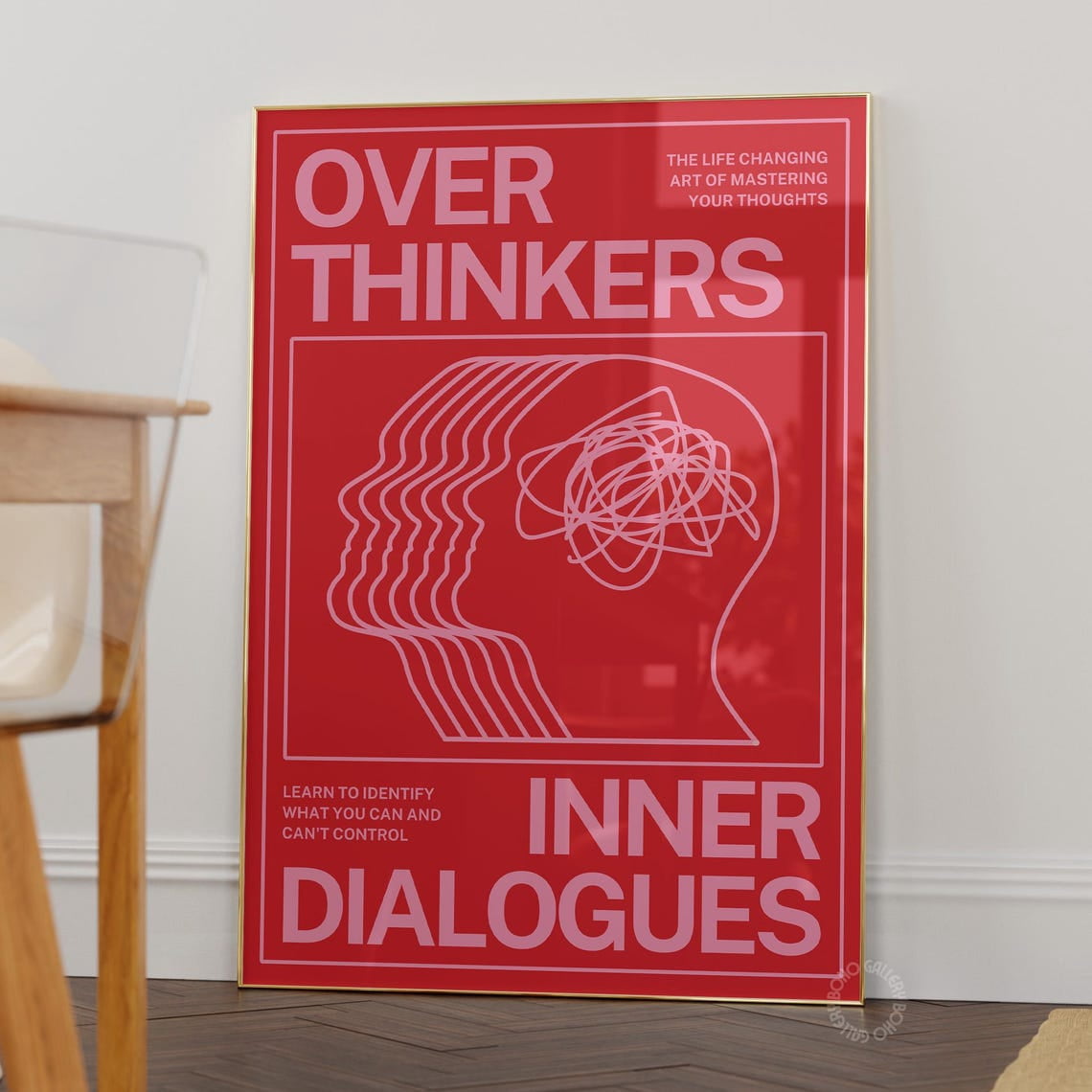 Inner Dialogues Wall Art Graphic Poster Creative Office Wall Art Room ...