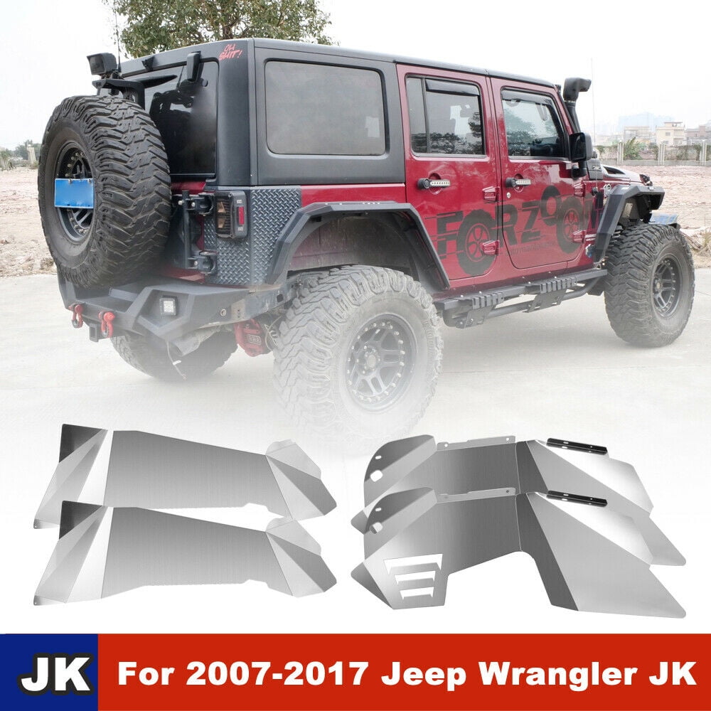 Inner Fenders Liners for 2007-2018 Jeep Wrangler JK Aluminum Front ...