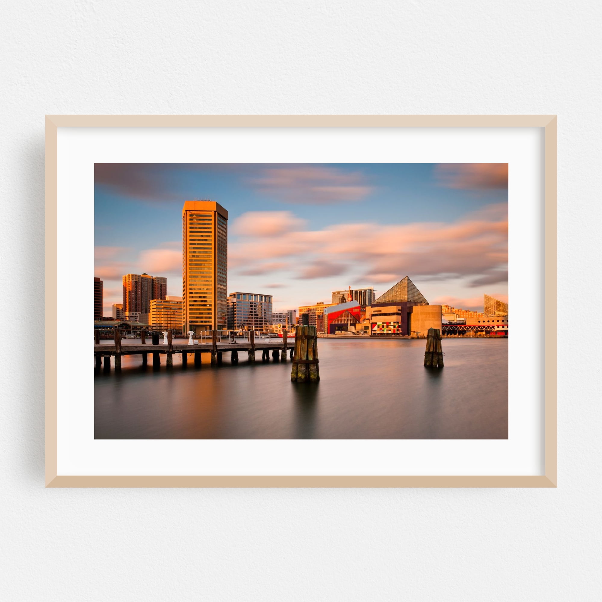 Inner Harbor 01 - Baltimore Maryland Photography Harbor City Skyline ...