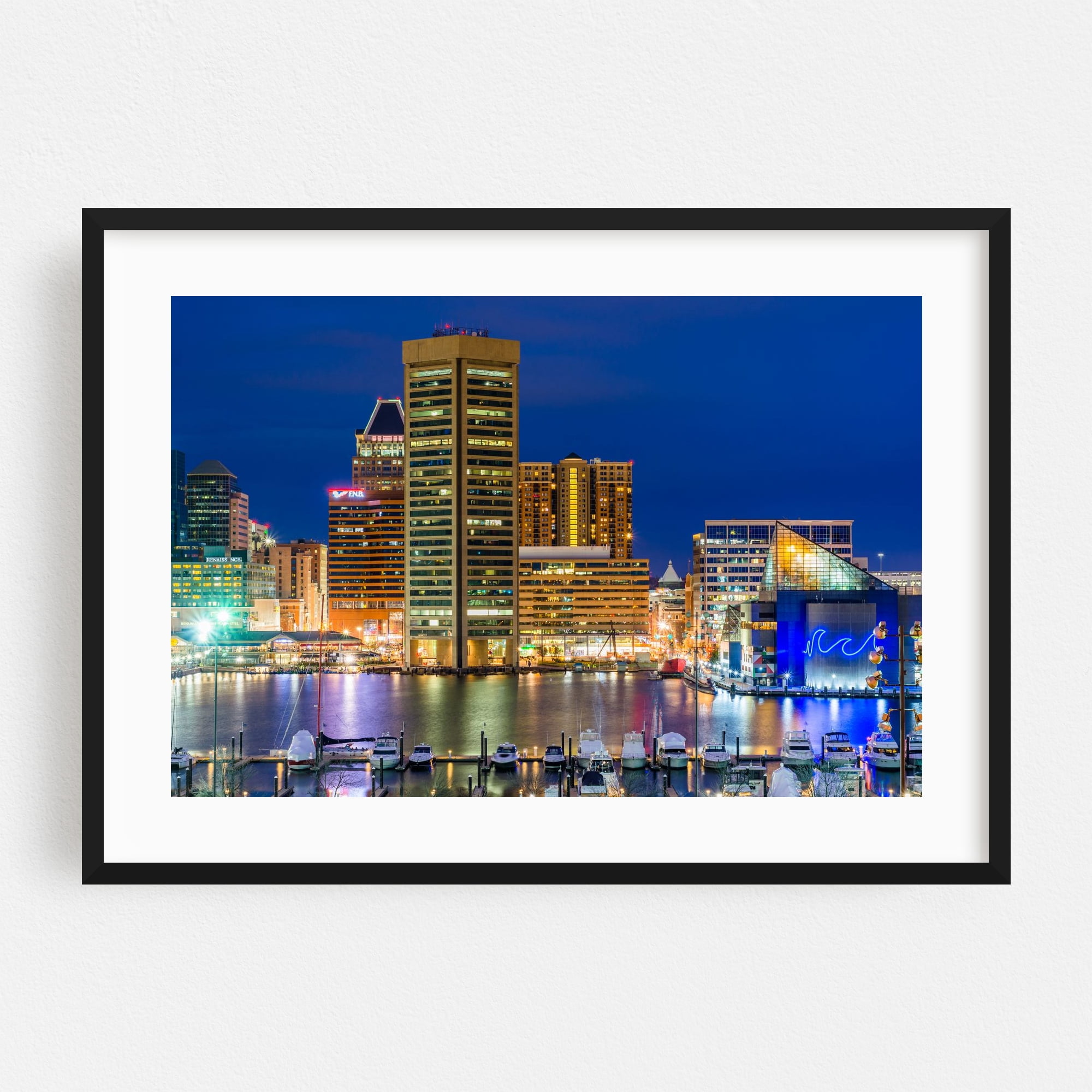 Inner Harbor Skyline 02 - Baltimore Maryland Photography Cityscape ...