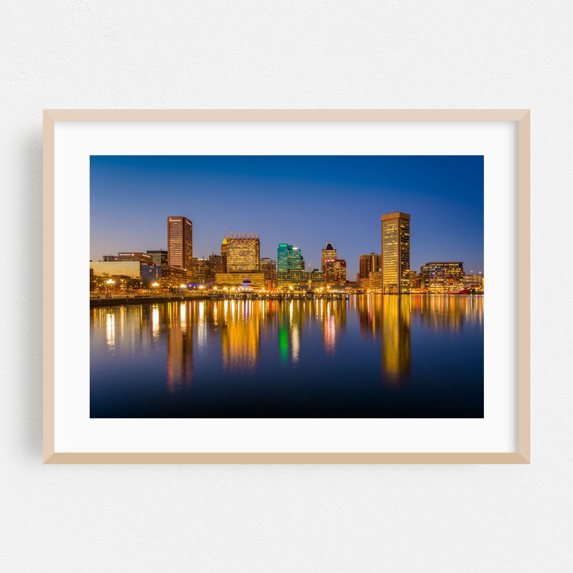 The Inner Harbor Skyline - Baltimore Maryland Photography Cityscape ...