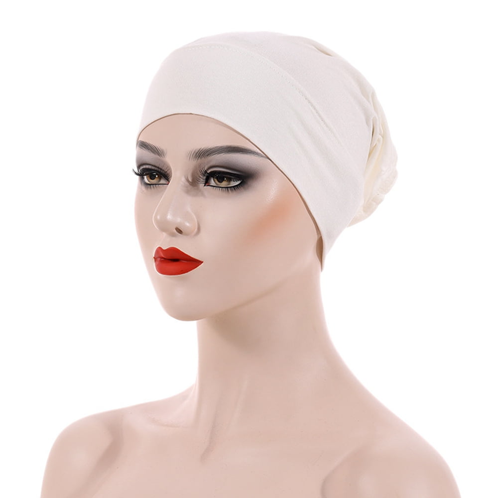 Inner Hijab Caps Muslim Stretch Jersey Cap Islamic Underscarf Bonnet ...