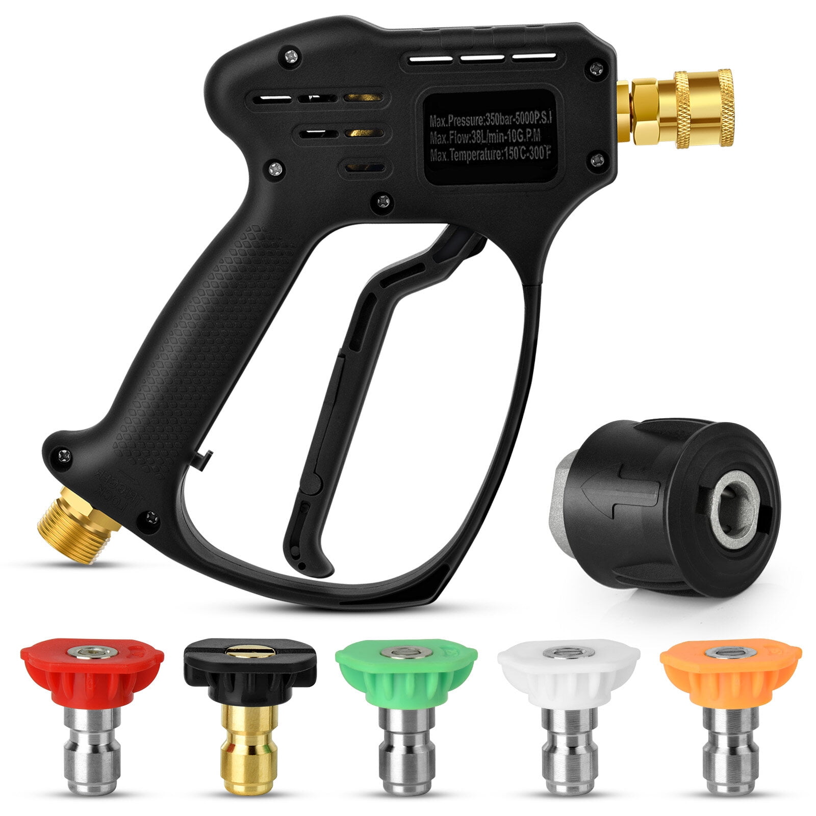 Inner M14 Live Connection High-Pressure Short Spray Gun High-Pressure ...