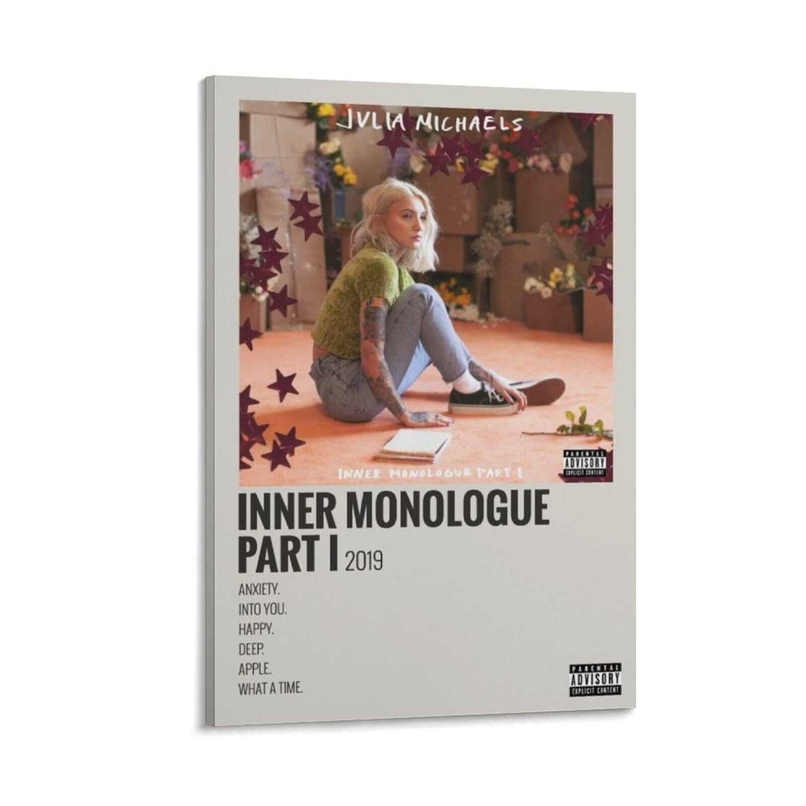 Inner Monologue Pt I Julia Michaels Canvas Poster Bedroom Decoration ...
