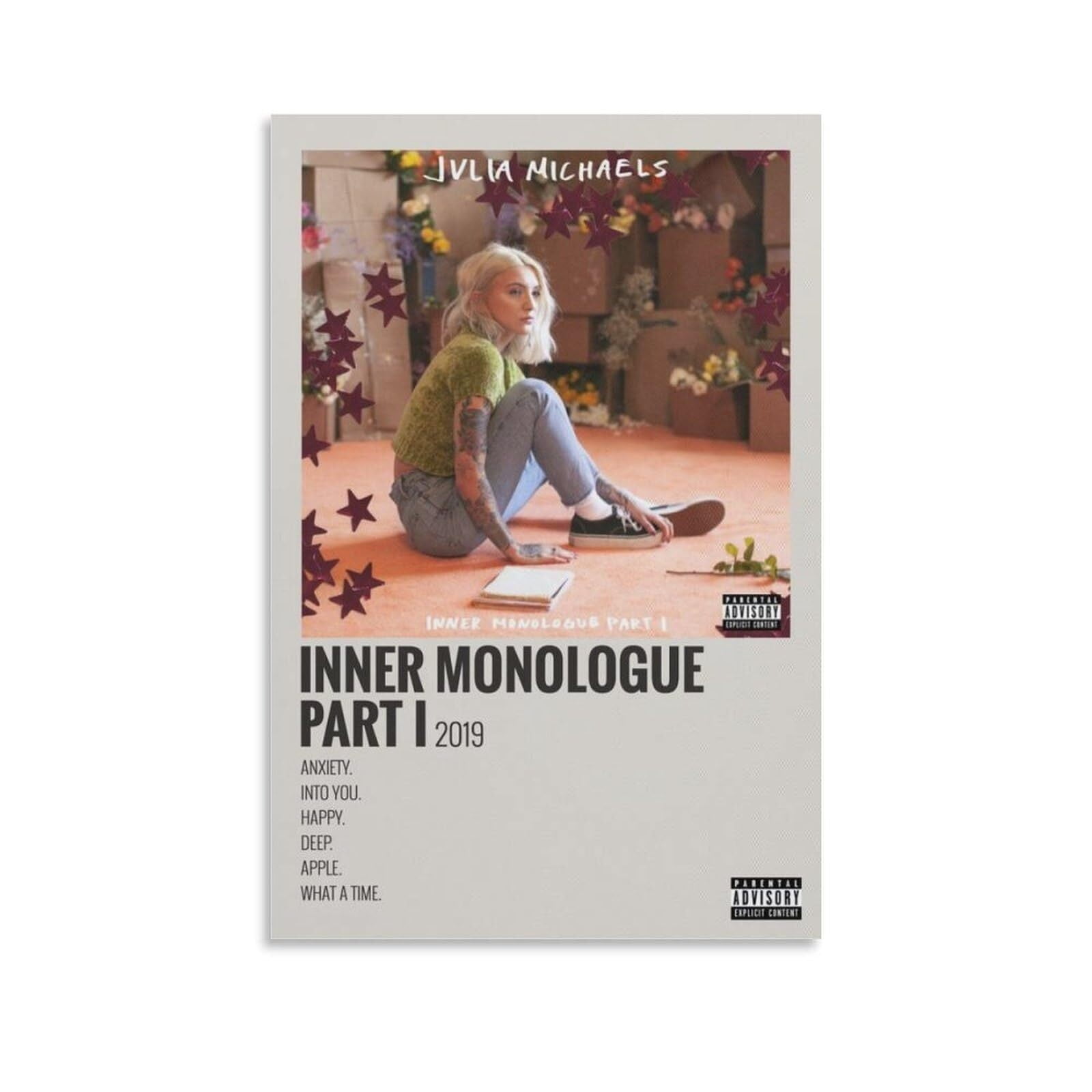 Inner Monologue Pt I Julia Michaels Canvas Poster Bedroom Decoration ...